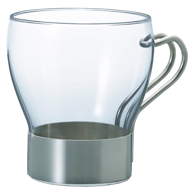 e-TREND｜HARIO HCGN-350SV [ホットカフェグラス 365ml (シルバー)]