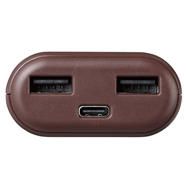 e-TREND｜エレコム DE-C23L-6700RD [モバイルバッテリー/6700mAh/A-Cケーブル付属/レッド]